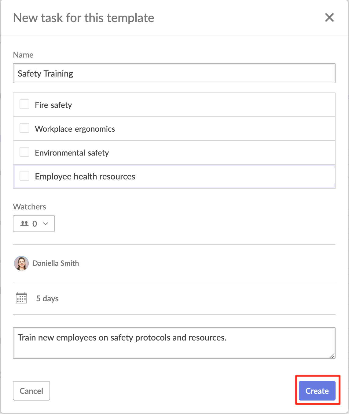 Create Task List Template – Redbooth Help