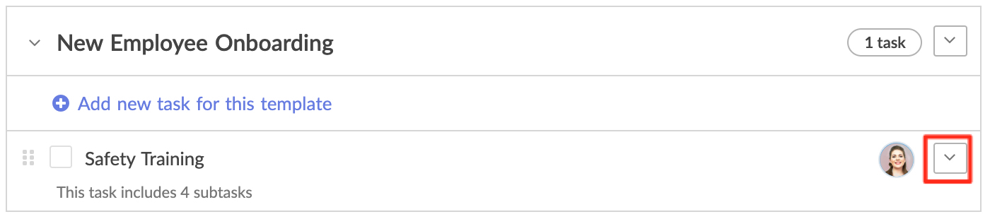Edit Task List Template – Redbooth Help
